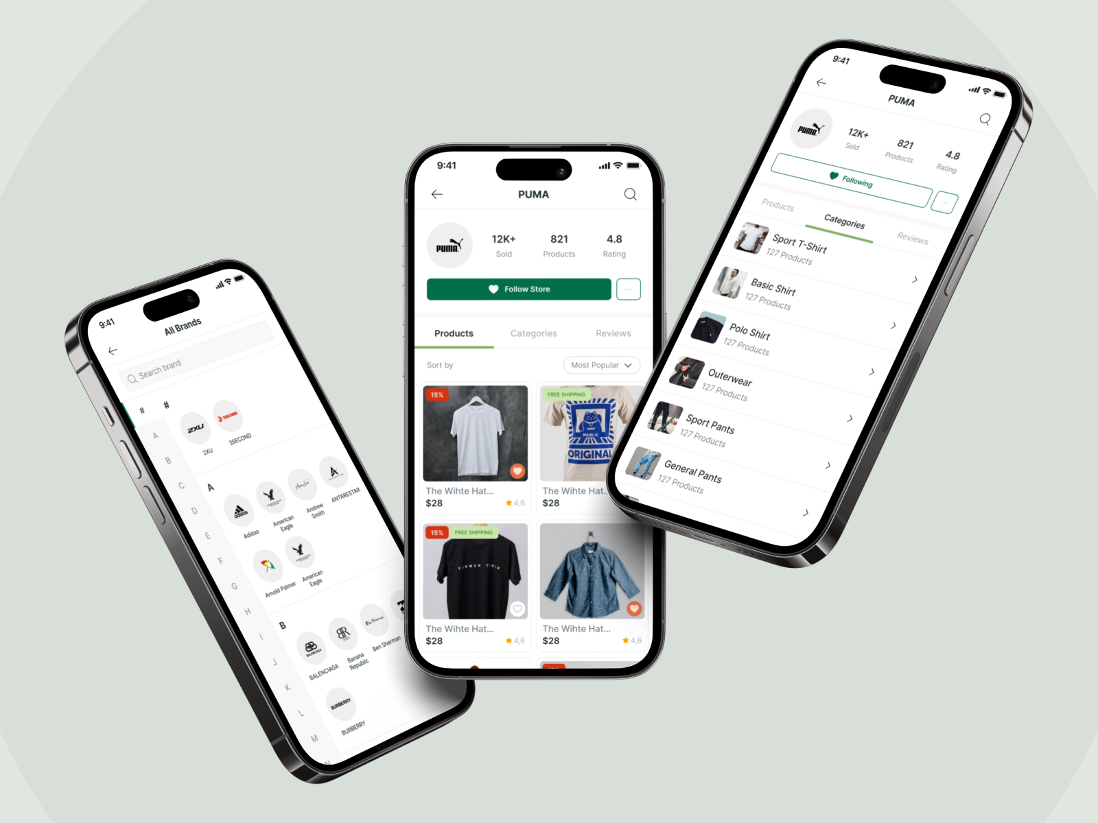 Brand and Product Pages - Fashion Marketplace App by Zaini Achmad® on ... Brand and Product Pages - Fashion Marketplace App by Zaini Achmad® on ...